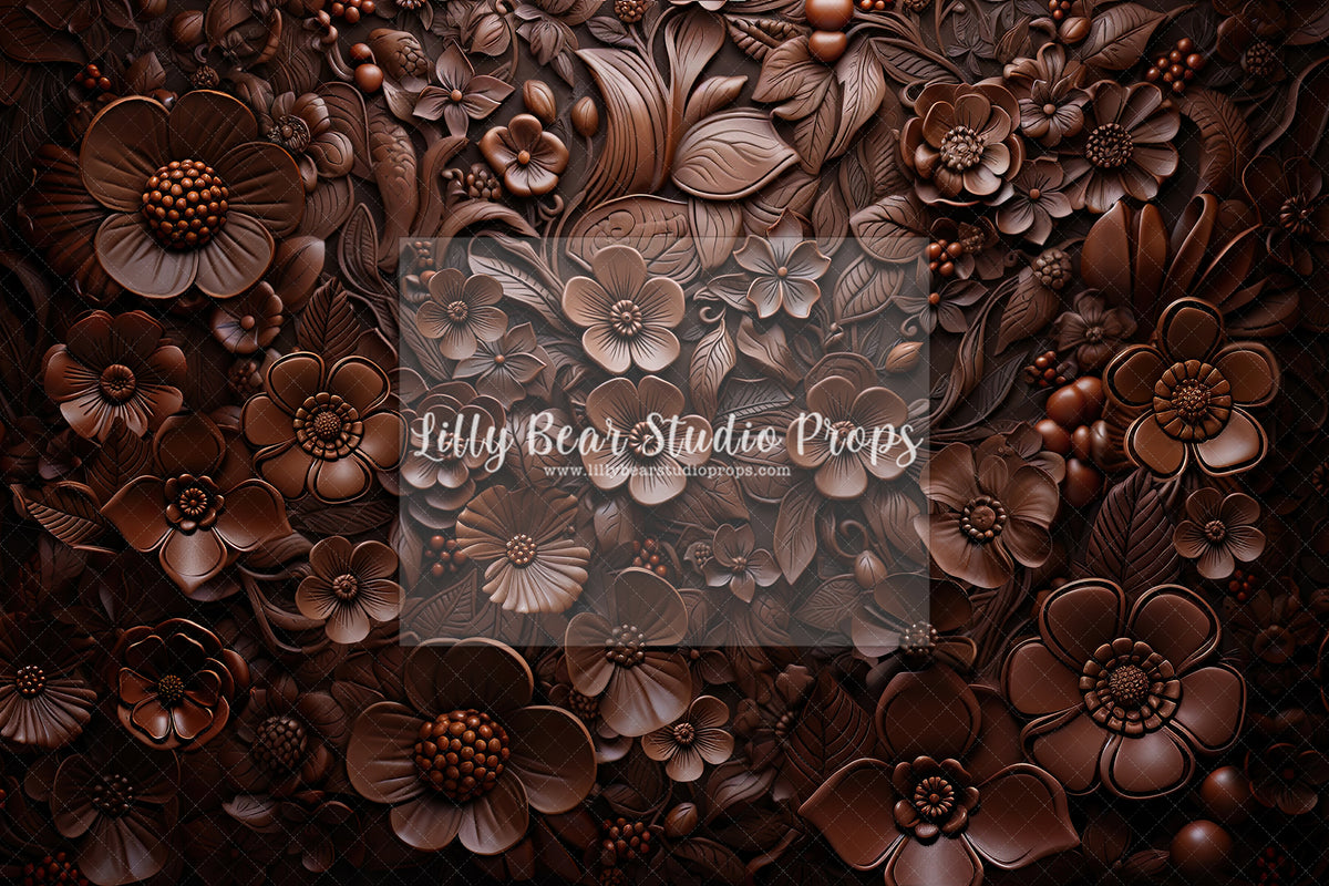 Chocolate Flower Wall – Lilly Bear Studio Props