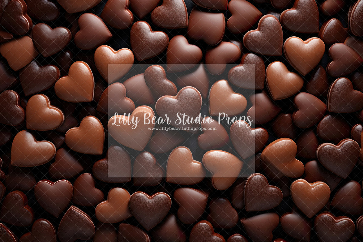 Heart Shaped Chocolates Wall – Lilly Bear Studio Props