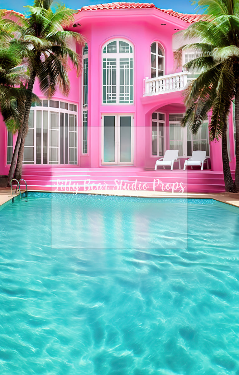Barbie's Poolside Dreamhouse - Sweep Option – Lilly Bear Studio Props