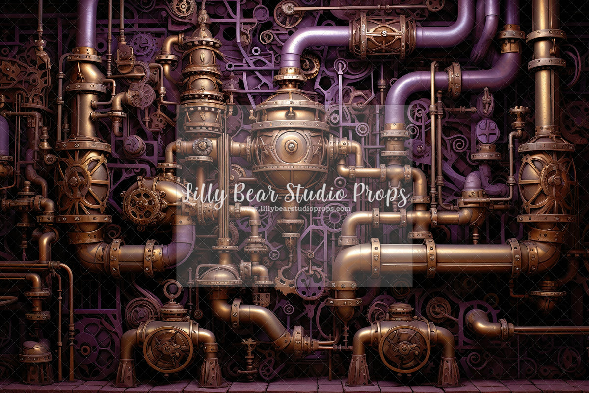 Brass Factory Wall – Lilly Bear Studio Props