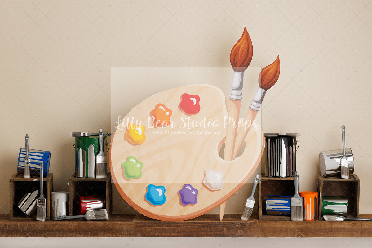 Paint Bucket Art – Lilly Bear Studio Props