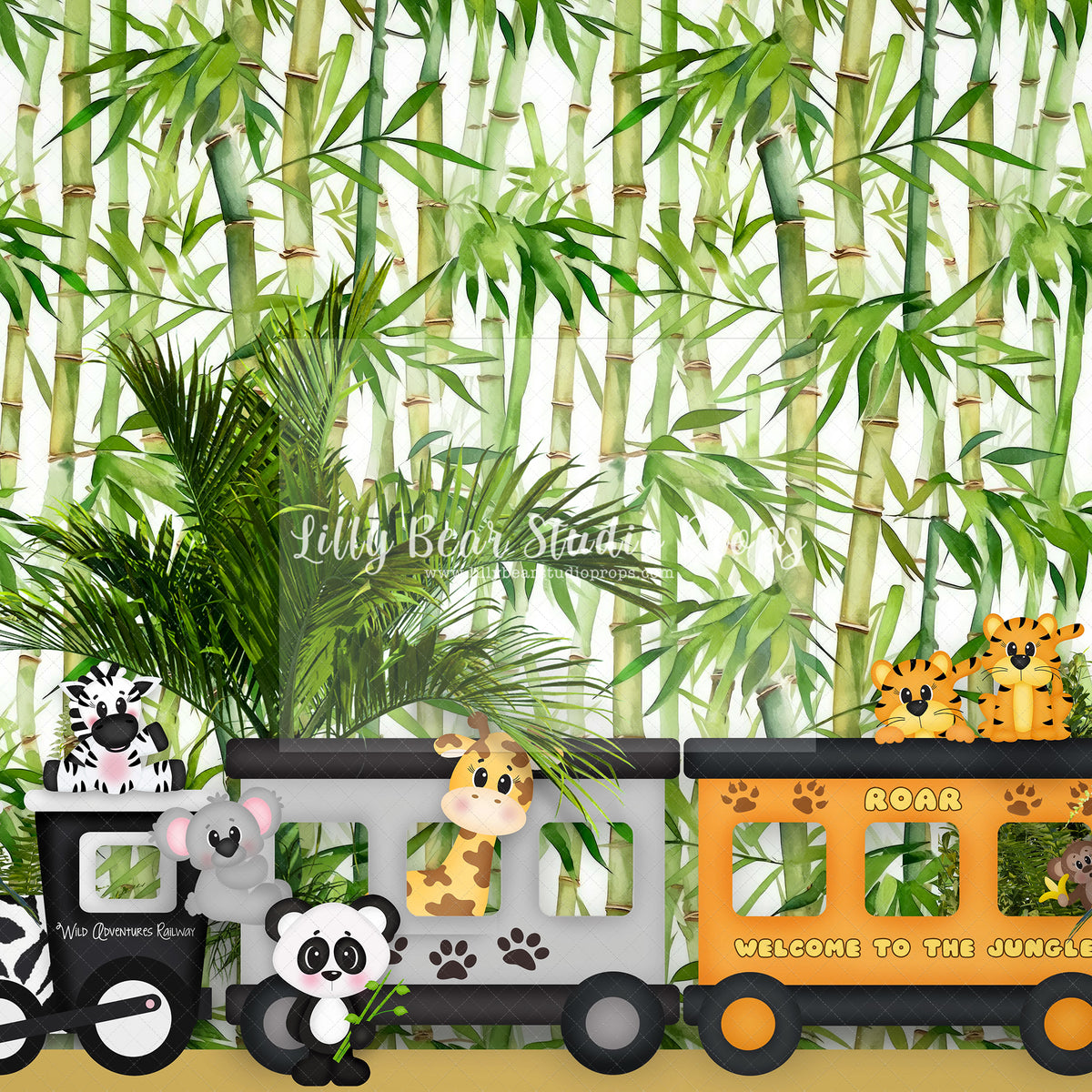 Safari Express Train – Lilly Bear Studio Props