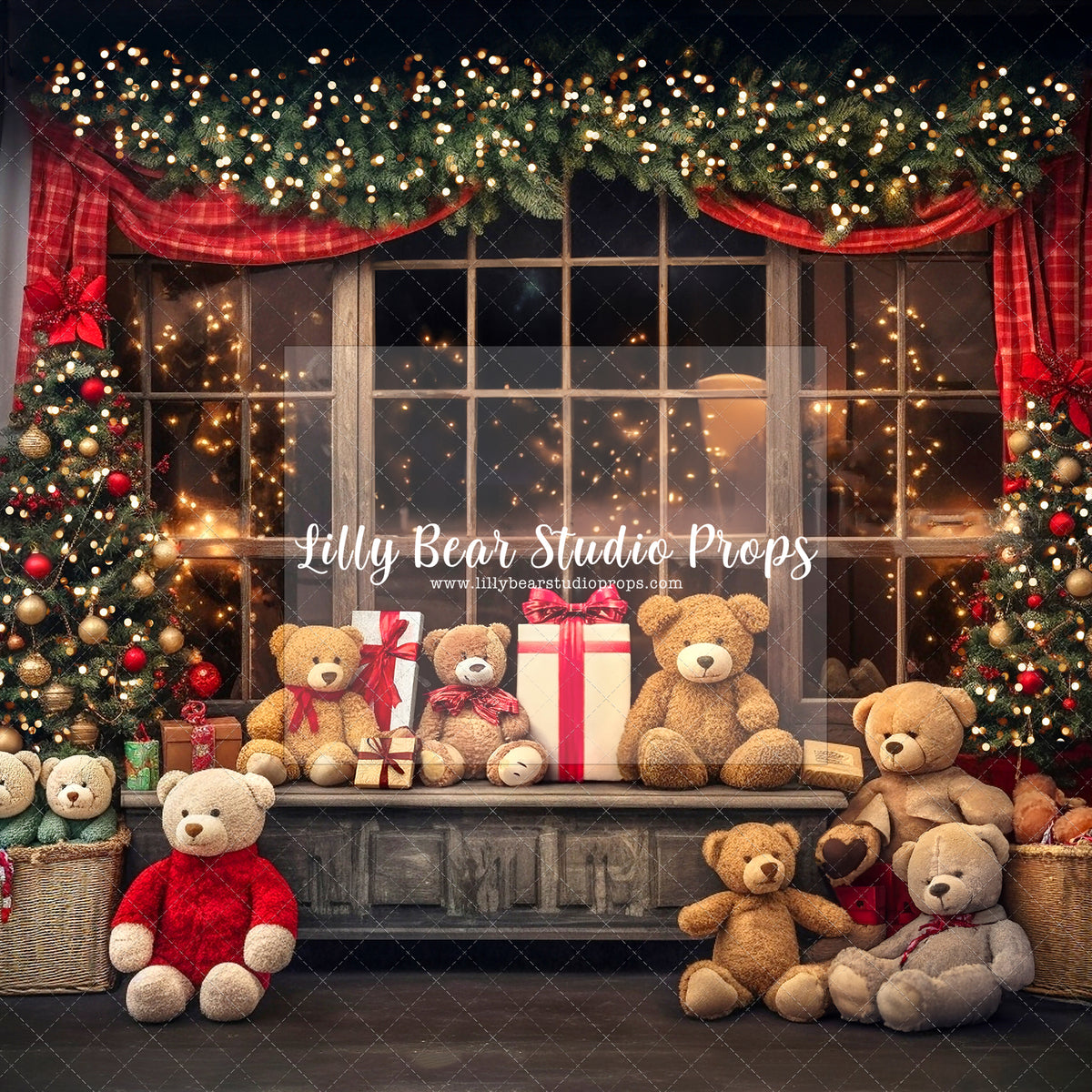 Silent Night Teddy – Lilly Bear Studio Props
