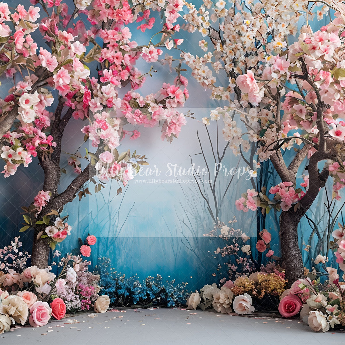 Spring Cherry Blossom Tree Set – Lilly Bear Studio Props