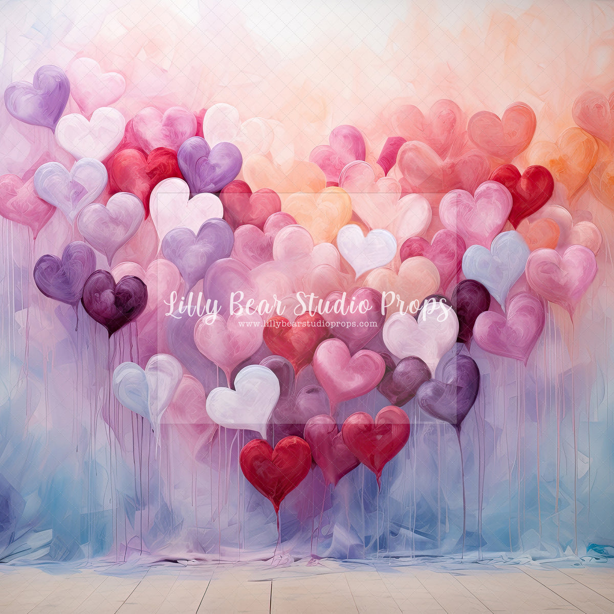 Springtime hearts – Lilly Bear Studio Props