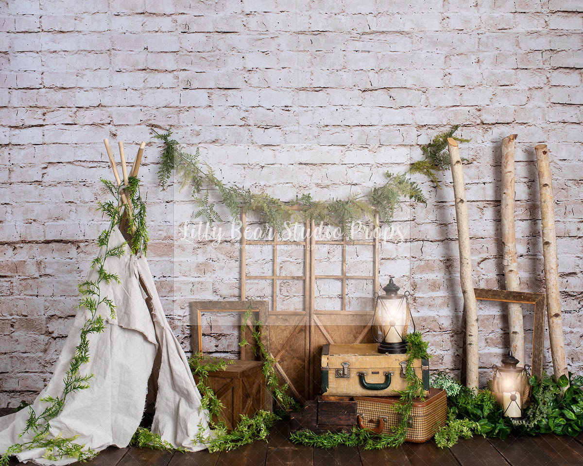 Teepee Rustic Garden Vines – Lilly Bear Studio Props