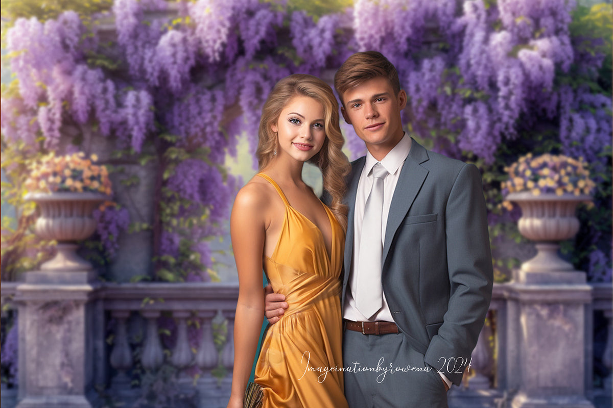 Lavender Wisteria Terrace – Lilly Bear Studio Props