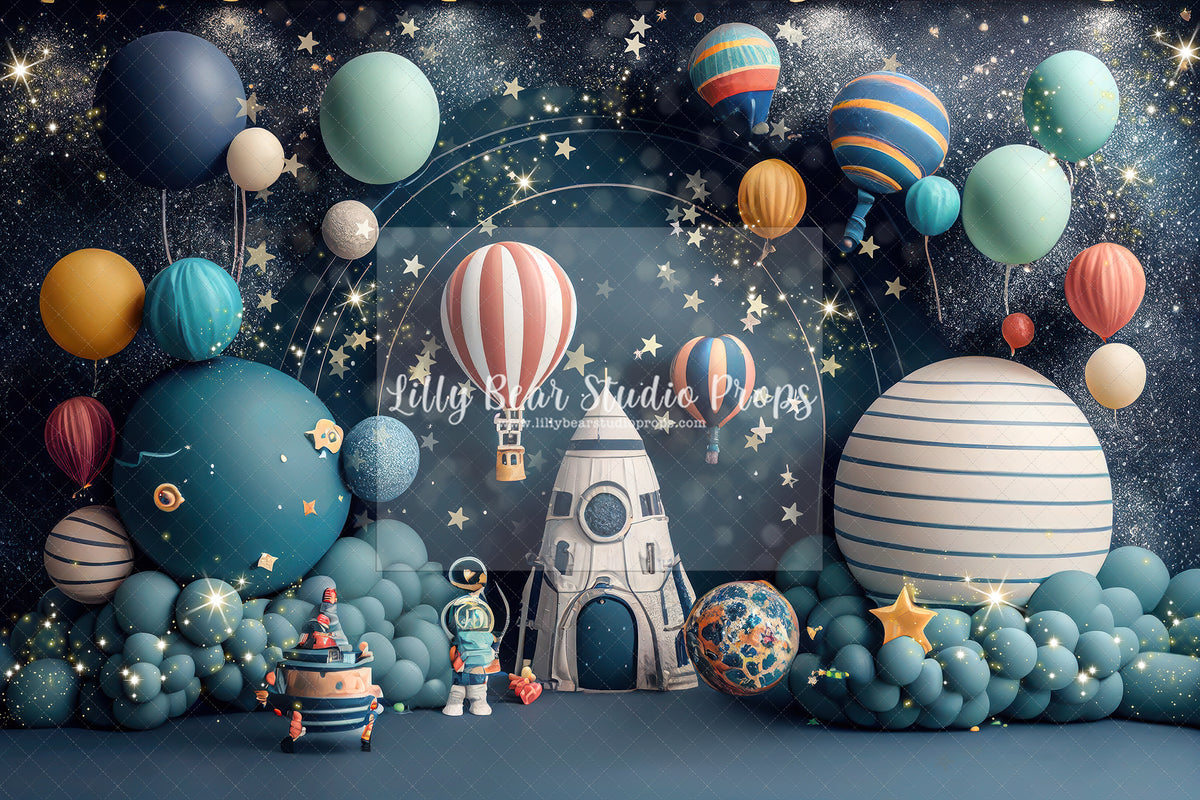 3d Rocket Ship Galaxy – Lilly Bear Studio Props