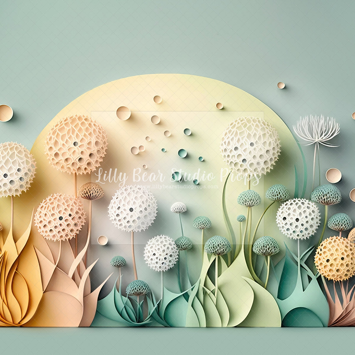 Dreamy Dandelion Patch - Sweep Option – Lilly Bear Studio Props