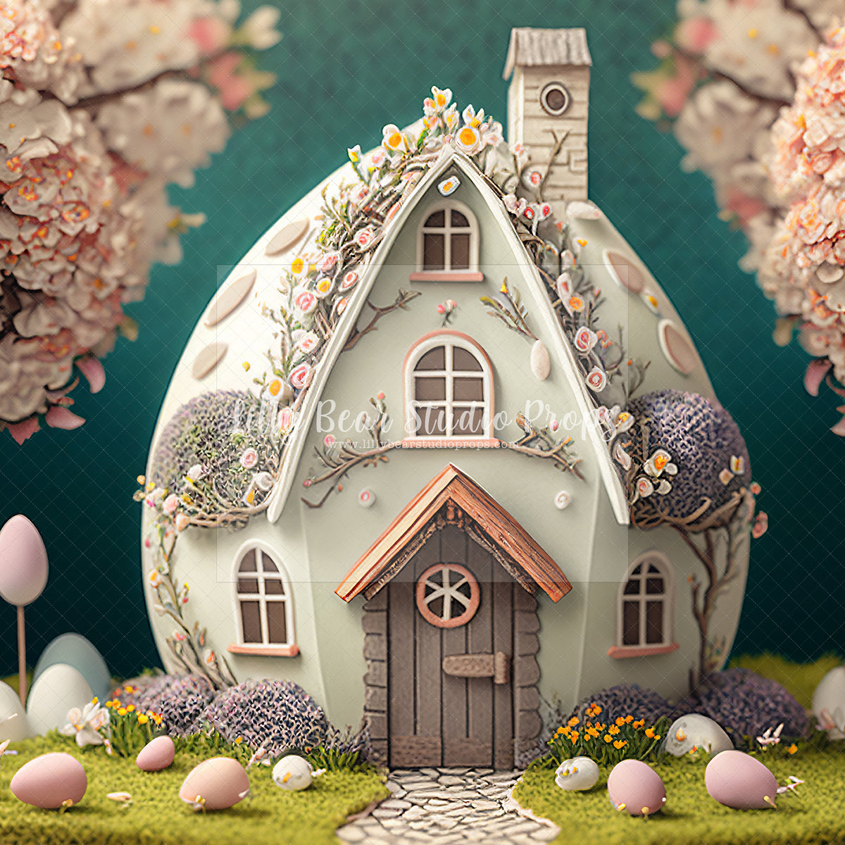 Easter Bunny Cottage – Lilly Bear Studio Props