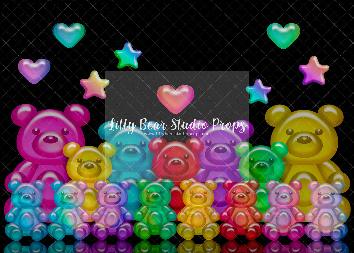 Gummies on Black – Lilly Bear Studio Props