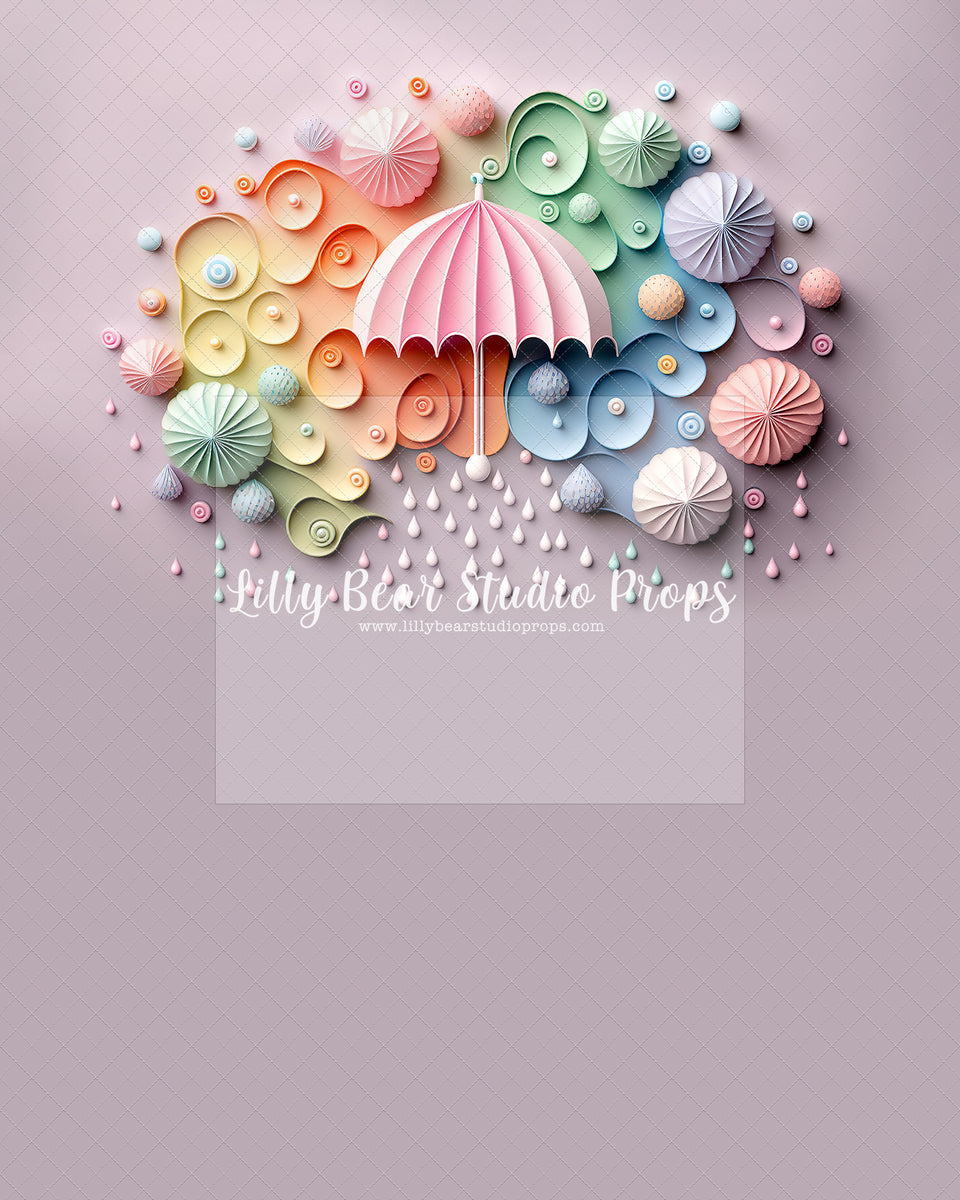 Pastel Rain Showers - Sweep Option – Lilly Bear Studio Props