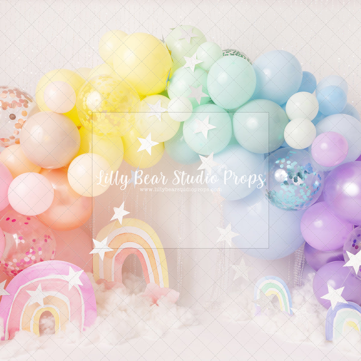 Pastel Rainbow Sparkle – Lilly Bear Studio Props
