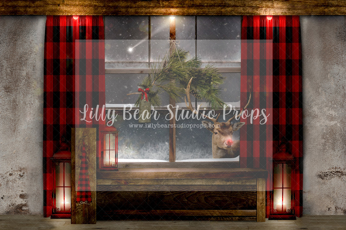 Rudolphs Window – Lilly Bear Studio Props