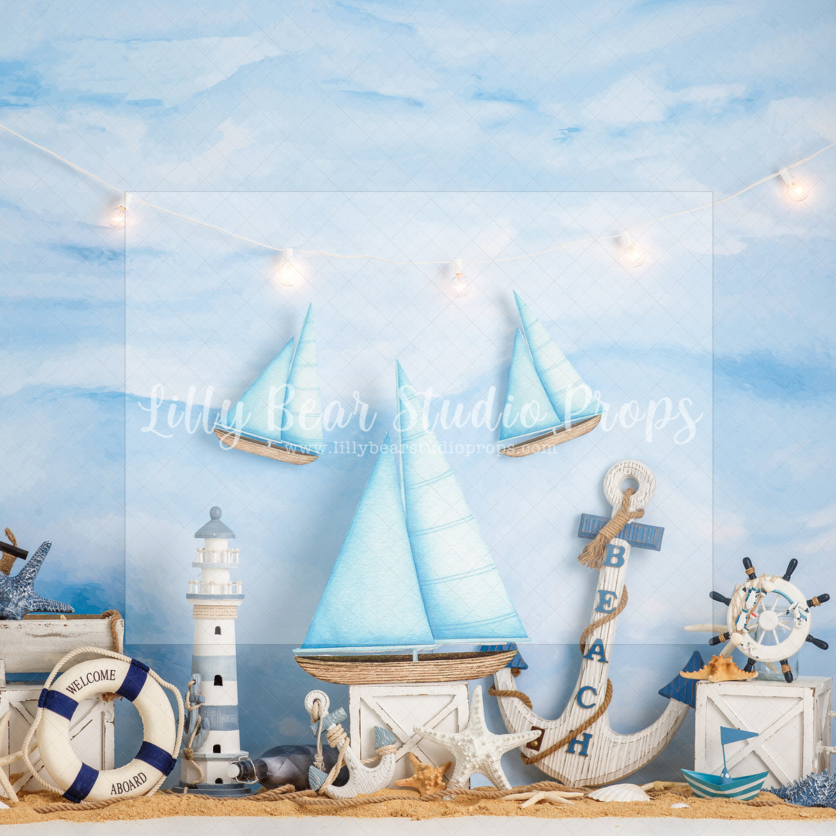 Sail Boat Blues – Lilly Bear Studio Props