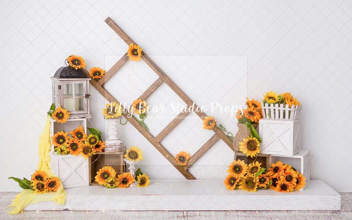 Sunflower Ladder – Lilly Bear Studio Props