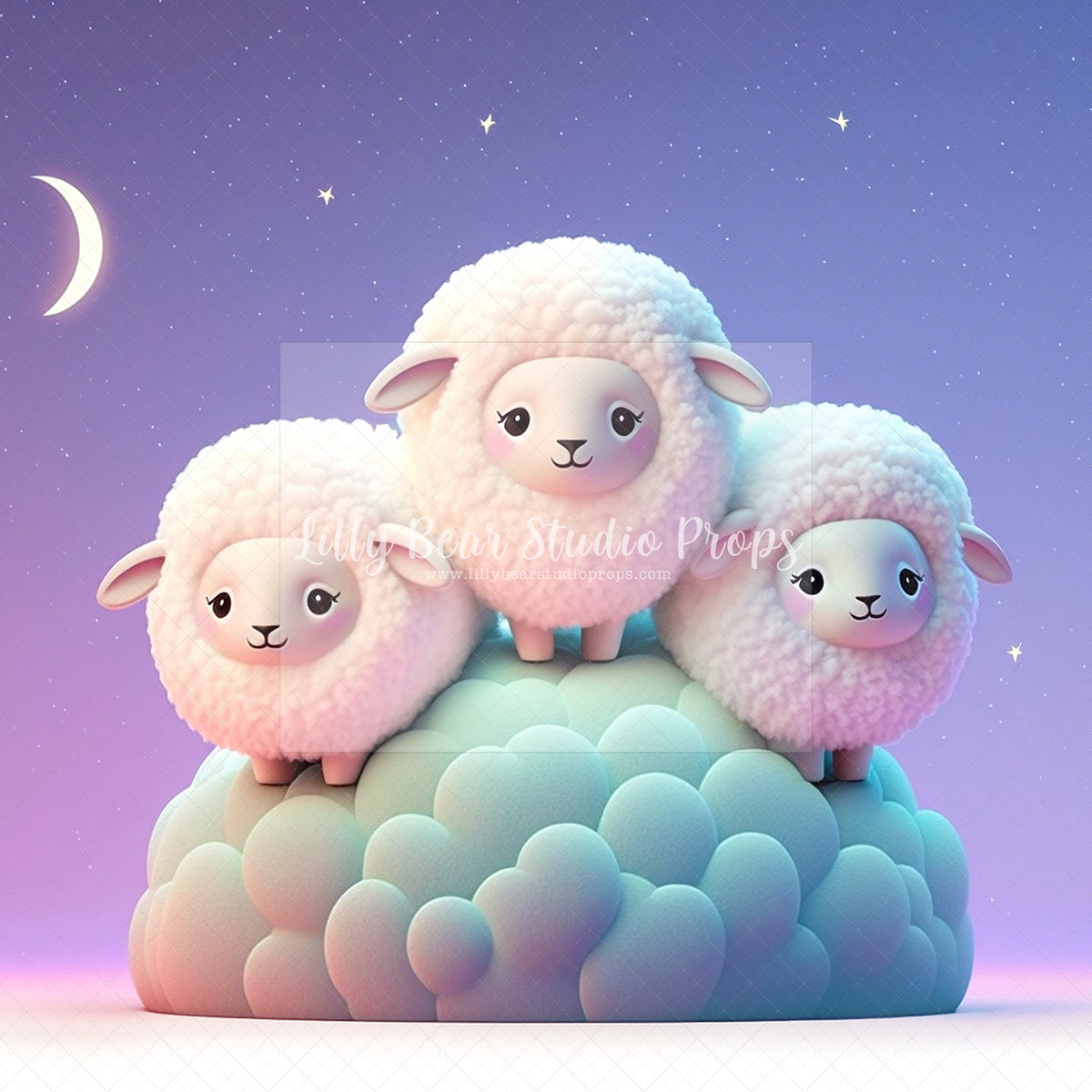 Three Little Sheep – Lilly Bear Studio Props