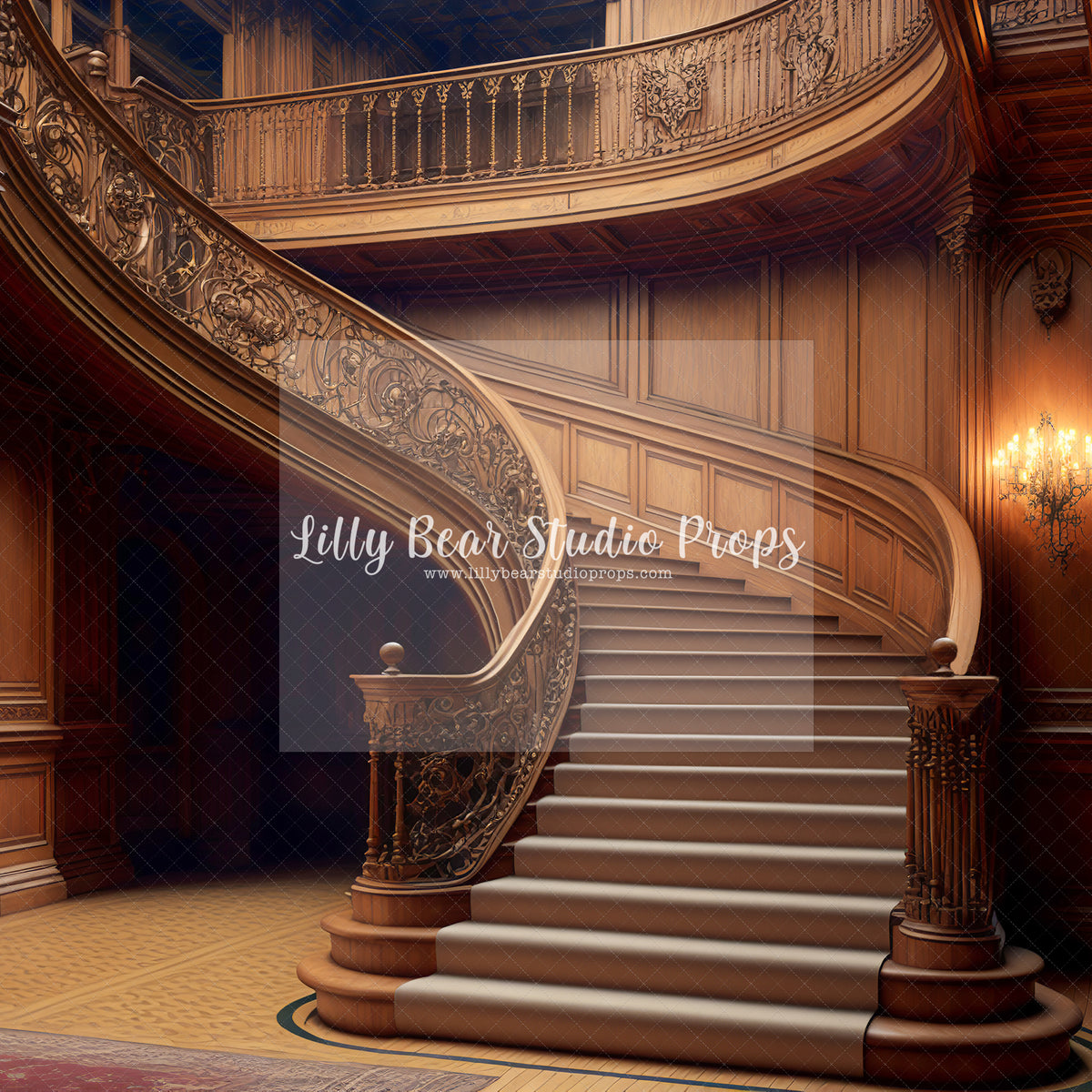 Grand Staircase – Lilly Bear Studio Props